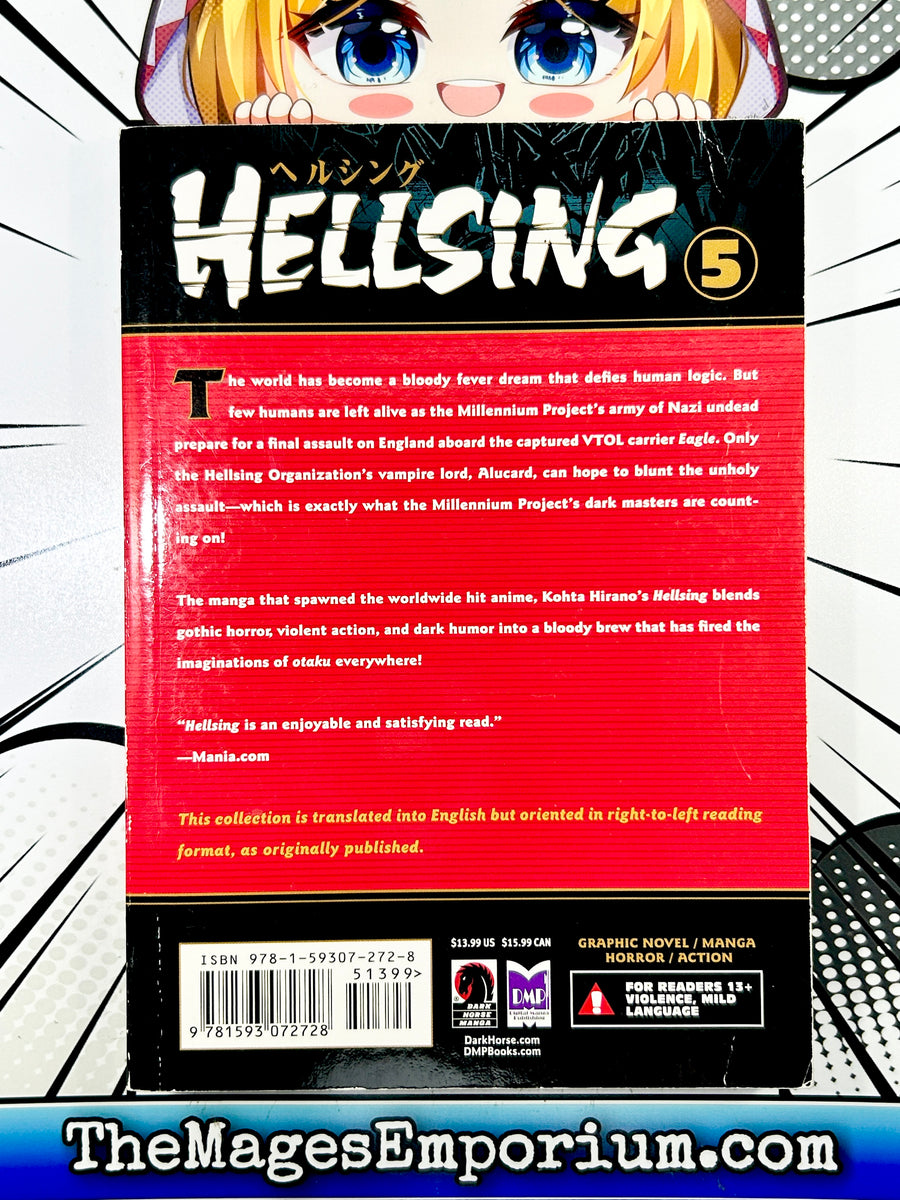 Dark Horse Comics's Hellsing Vol 5 Manga for only 5.99 at The Mage's| The Mage's Emporium