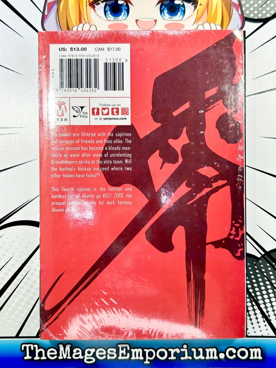 Yen Press's Akame ga Kill! Zero Vol 4 Manga for only 5.99 at The| The Mage's Emporium