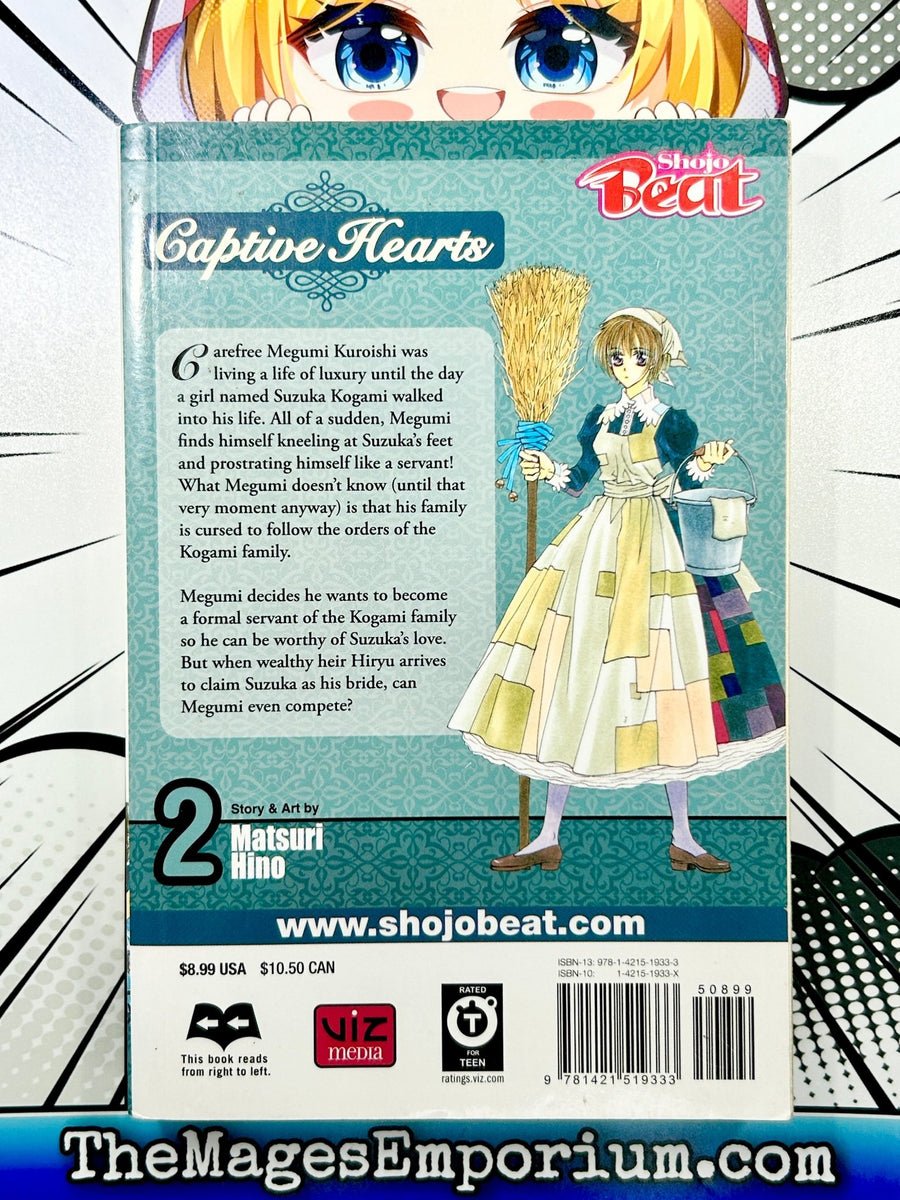 Viz Media's Captive Hearts Vol 2 Manga for only 5.99 at The Mage's| The Mage's Emporium