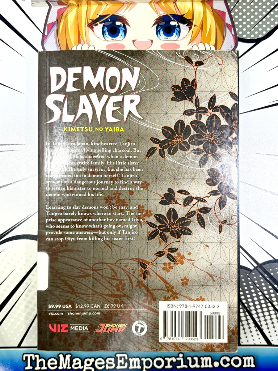 Viz Media's Demon Slayer Vol 1 Ex Library Manga for only 2.99 at The| The Mage's Emporium