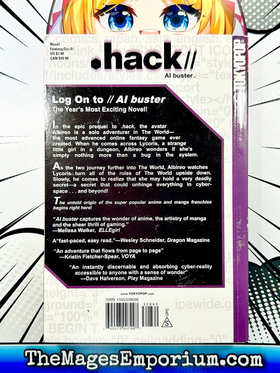 Tokyopop's .hack// AI buster Light Novel for only 5.99 at The Mage's| The Mage's Emporium