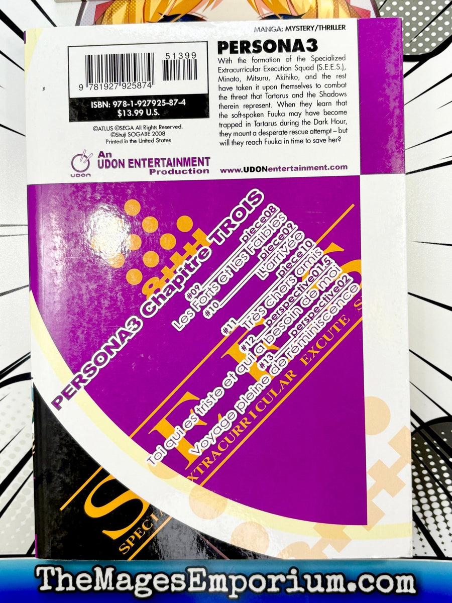 Udon's Persona 3 Vol 3 Manga for only 5.99 at The Mage's Emporium!| The Mage's Emporium