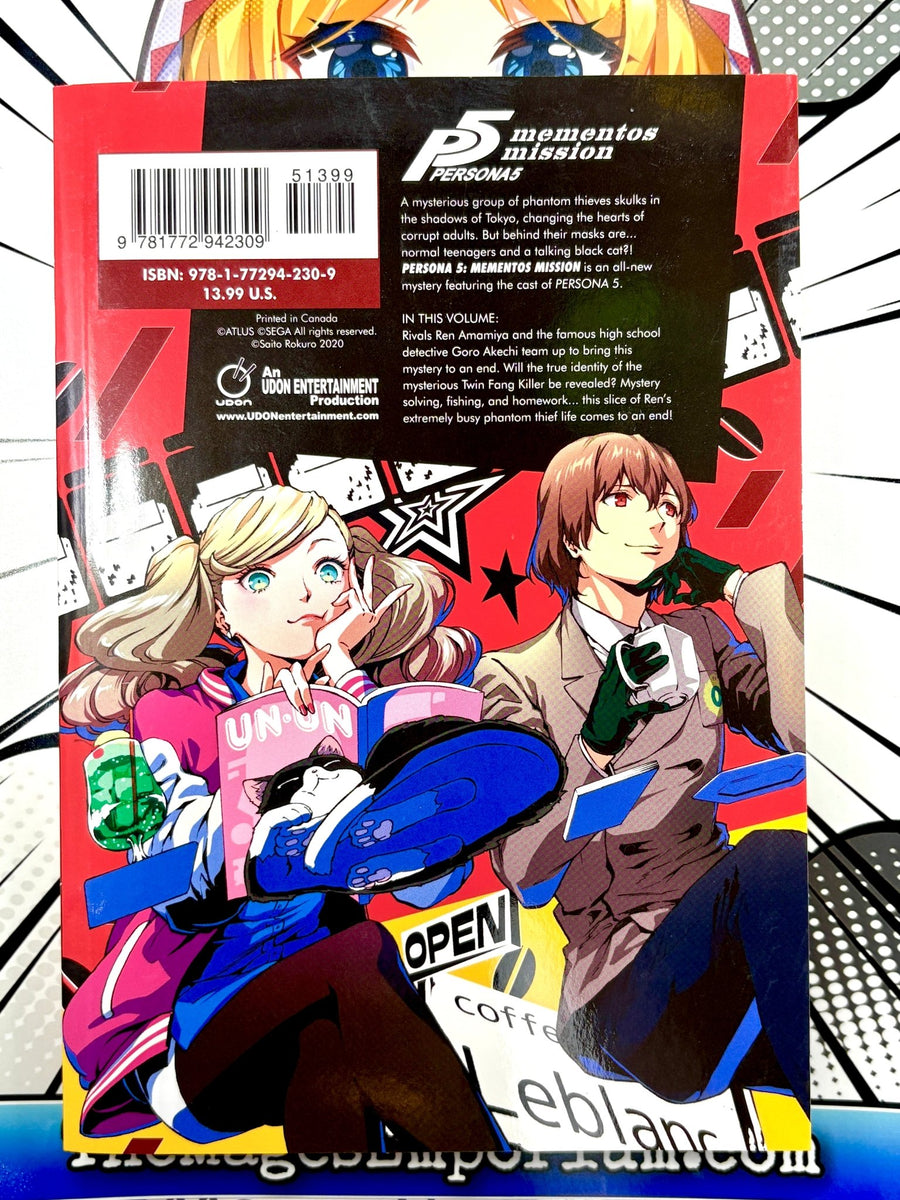 Udon's Persona 5 Mementos Mission Vol 3 Barnes and Noble Edition Manga| The Mage's Emporium