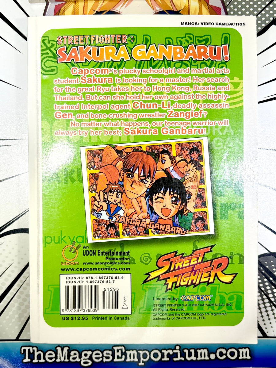 Udon's Sakura Ganbaru! Vol 2 Street Fighter Manga for only 5.99 at The| The Mage's Emporium