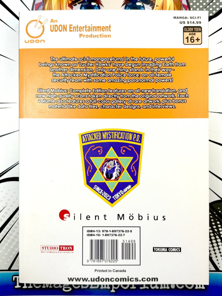 Udon's Silent Mobius Complete Edition Vol 2 Manga for only 5.99 at The| The Mage's Emporium