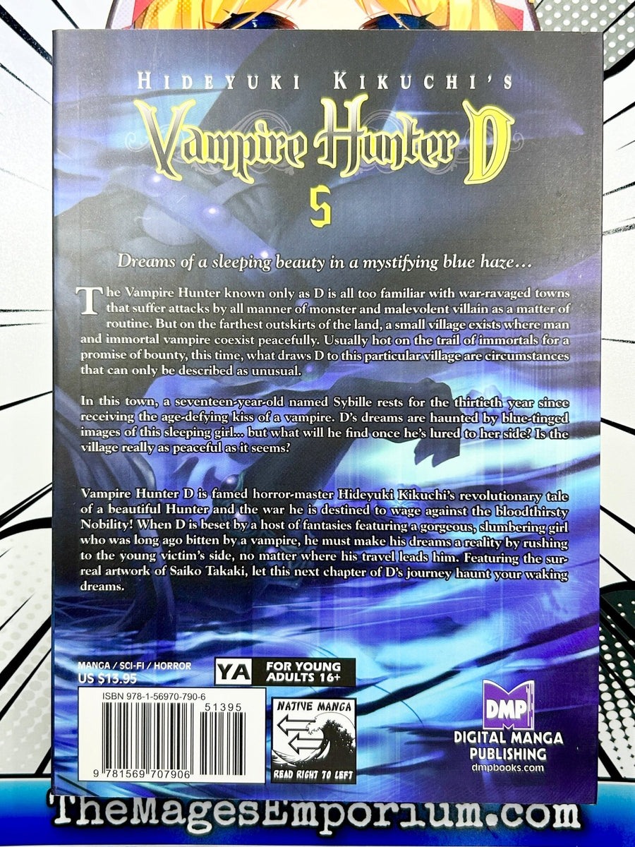 DMP's Vampire Hunter D Vol 5 Manga for only 5.99 at The Mage's| The Mage's Emporium