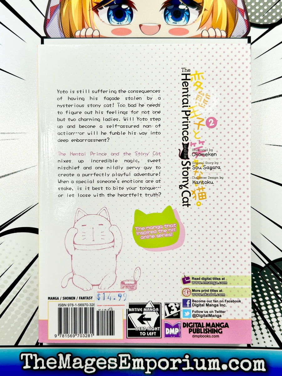 DMP's The Hentai Prince and the Stony Cat Vol 2 Manga for only 5.99 at| The Mage's Emporium