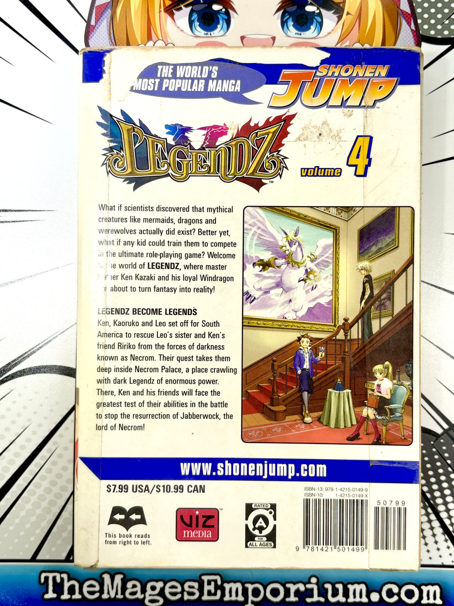 Legendz Vol 4 Ex Library - The Mage's Emporium Viz Media 2504 updateage ...