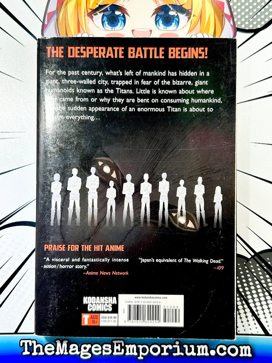 Kodansha's Attack on Titan Vol 1 Manga for only 5.99 at The Mage's| The ...