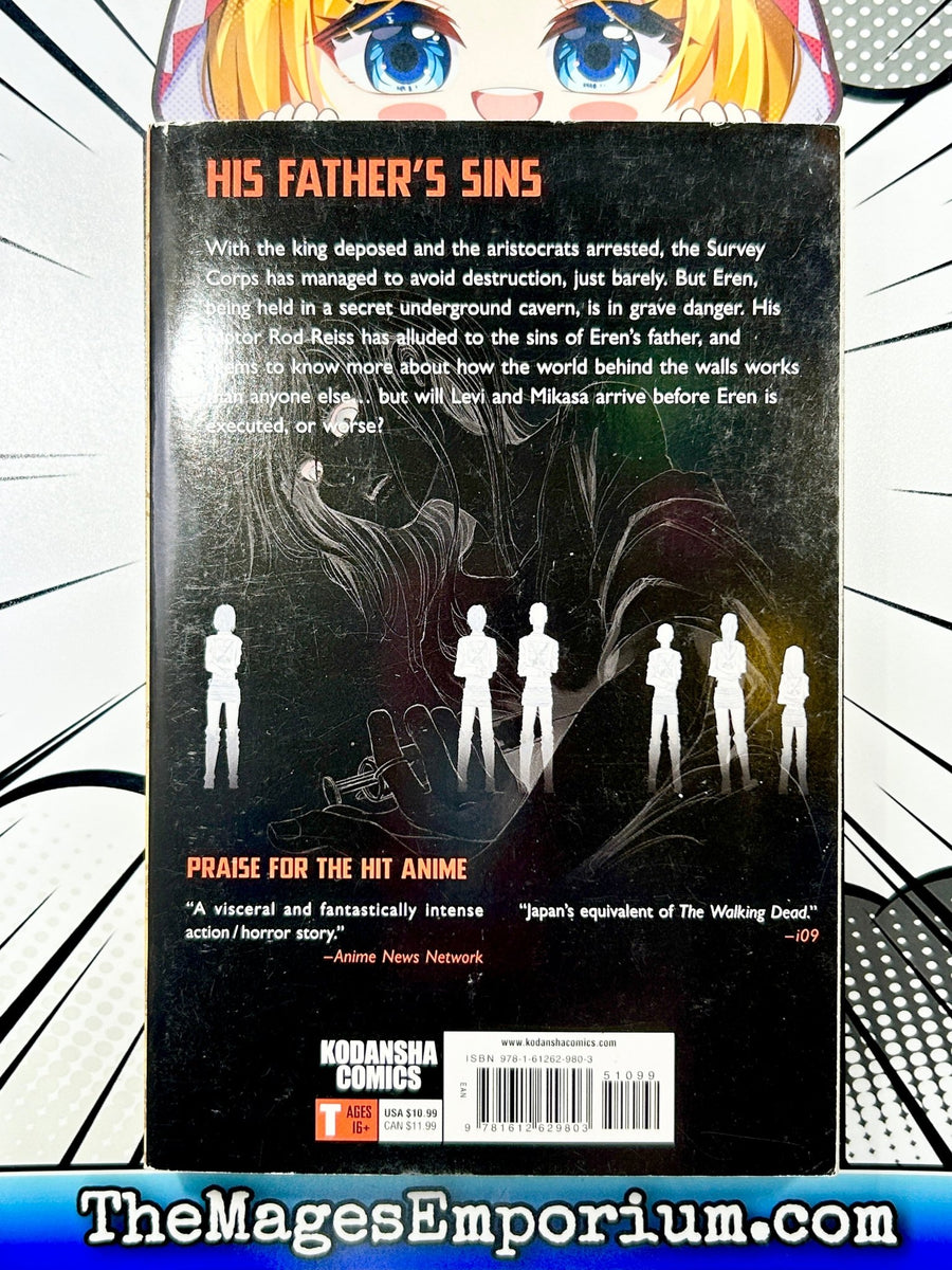 Kodansha's Attack on Titan Vol 16 Manga for only 5.99 at The Mage's ...