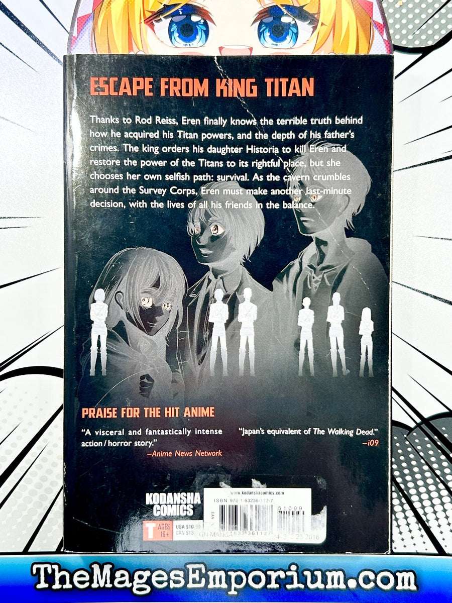 Kodansha's Attack on Titan Vol 17 Manga for only 5.39 at The Mage's ...