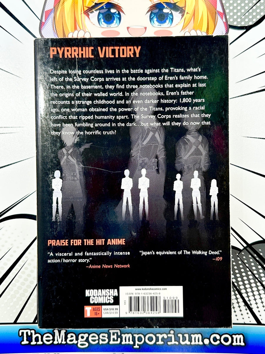 Kodansha's Attack on Titan Vol 22 Manga for only 5.39 at The Mage's ...