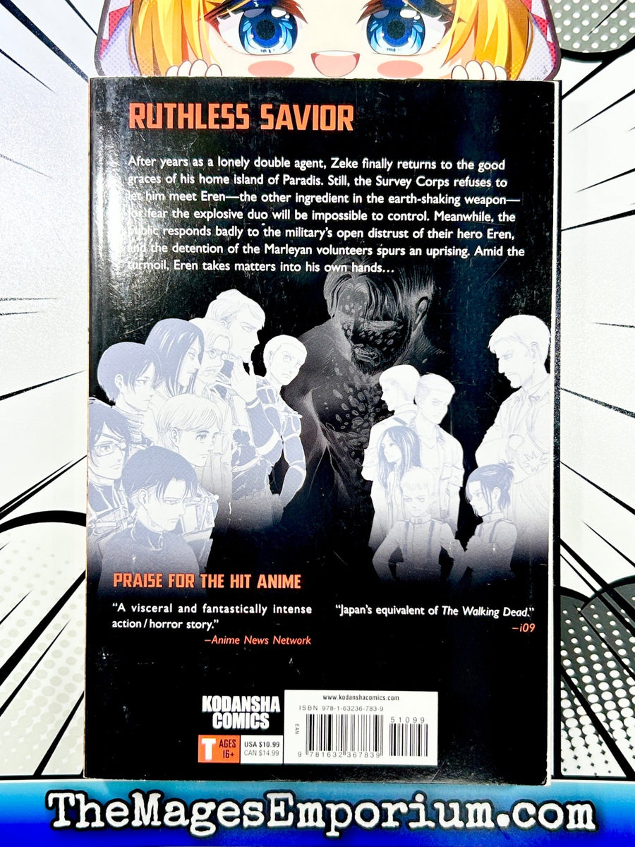 Viz Media's Attack on Titan Vol 28 Manga for only 5.99 at The Mage's ...