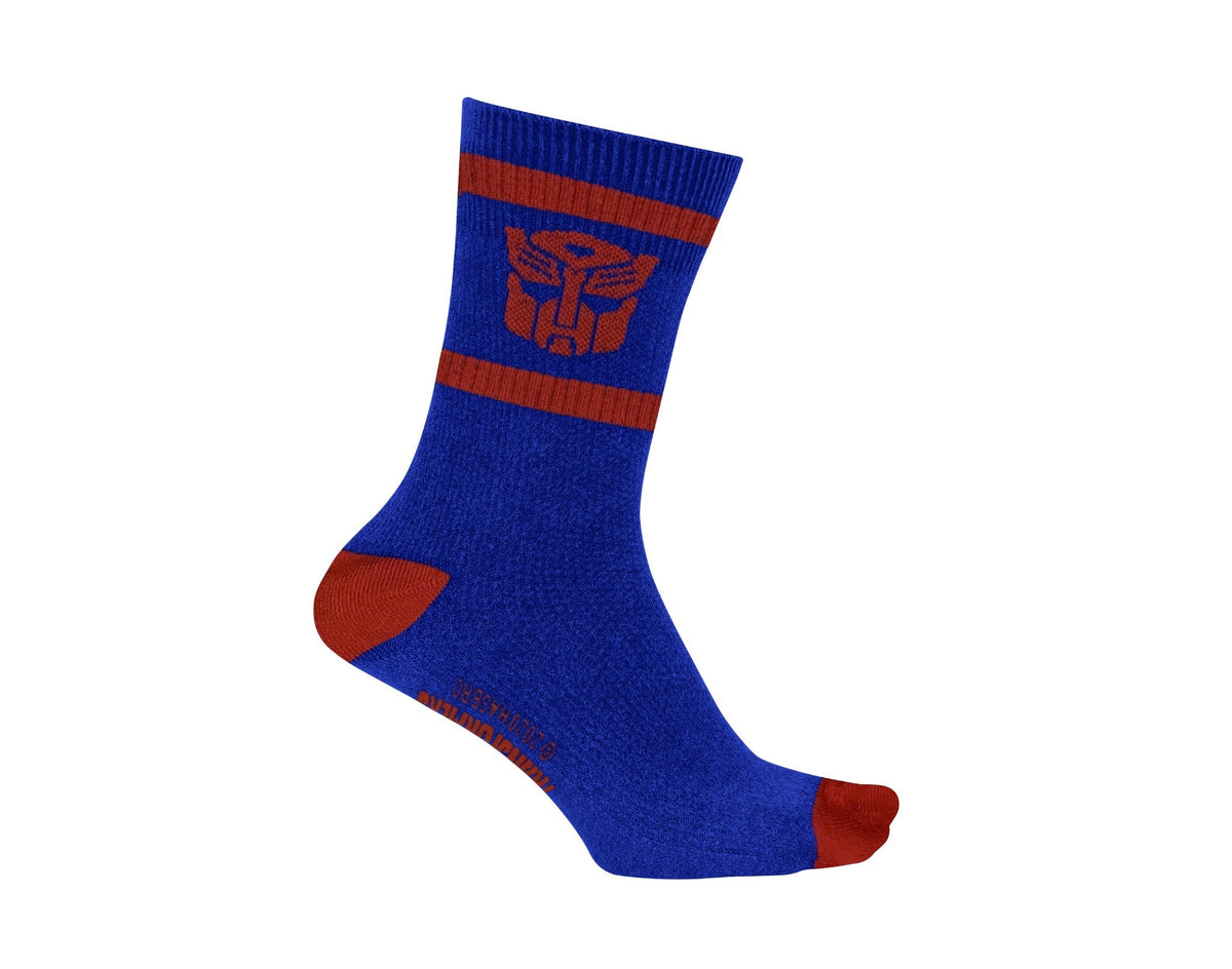 Hasbro Transformers Autobots Symbol Blue and Red Crew Socks| The Mage's ...