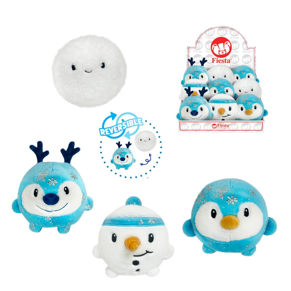 Shumi Toys & Gifts's Fiesta: 4-Inch Holiday Reversible Snowball Plush ...