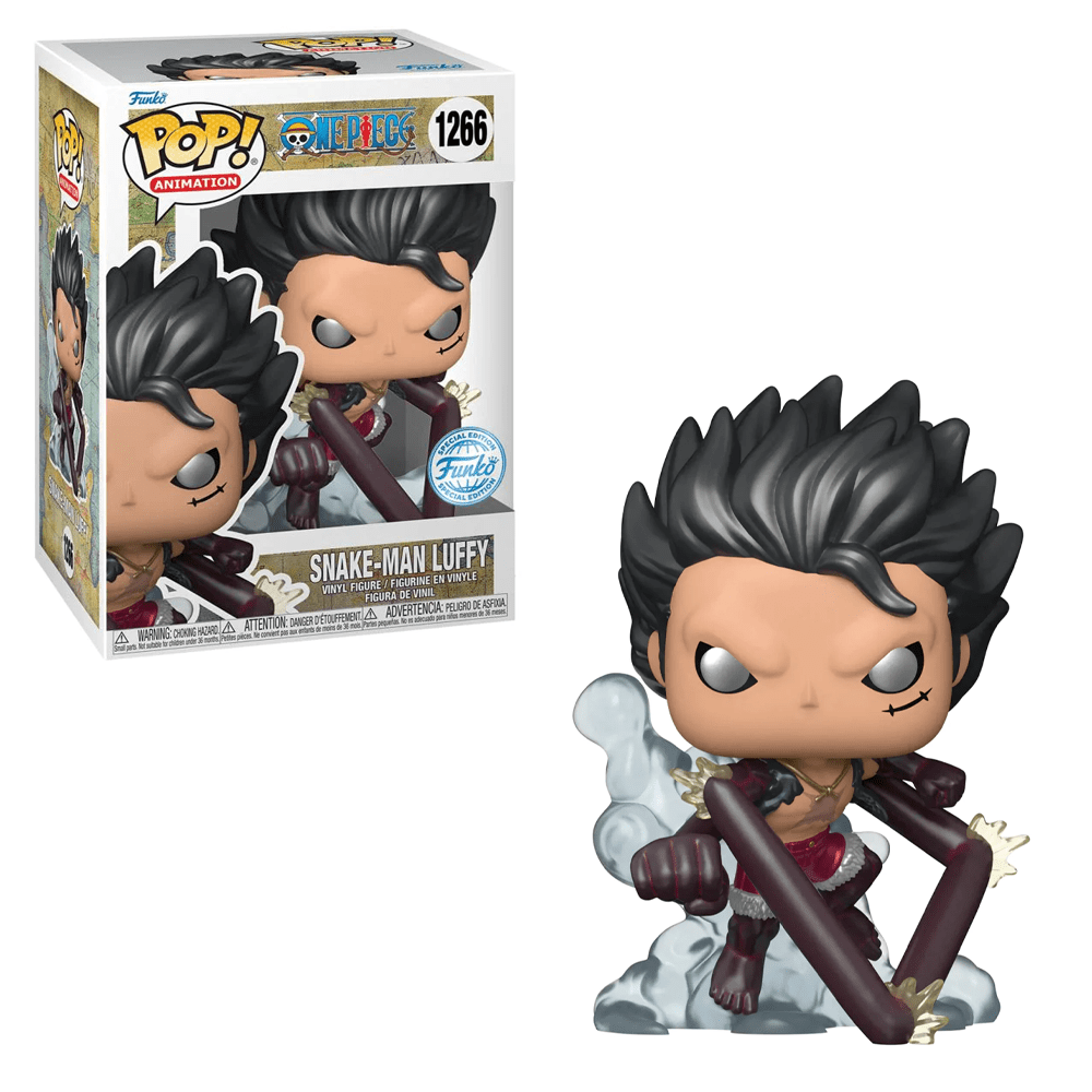 Funko POP! One Piece - Snake-Man Luffy (Metallic) Vinyl Figure #1266 S ...