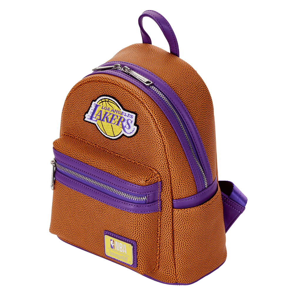 Loungefly: NBA LA Lakers Basketball Mini Backpack| The Mage's Emporium