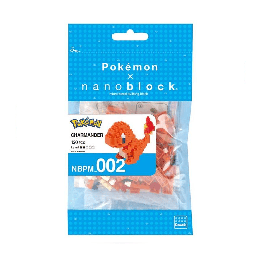 Nanoblock: Pokémon Series - Charmander - The Mage's Emporium Shumi Toys ...