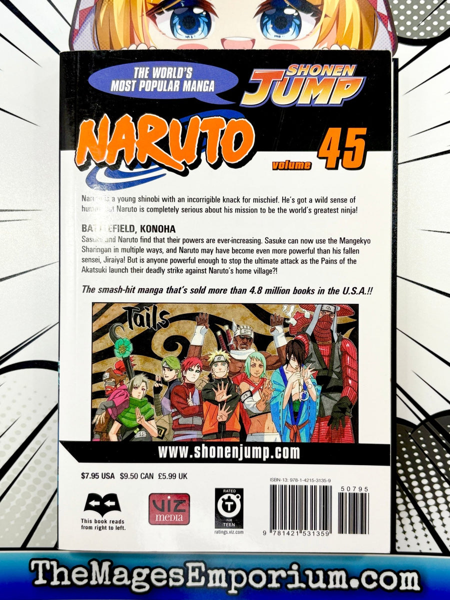 Viz Media's Naruto Vol 45 Manga for only 3.59 at The Mage's Emporium ...