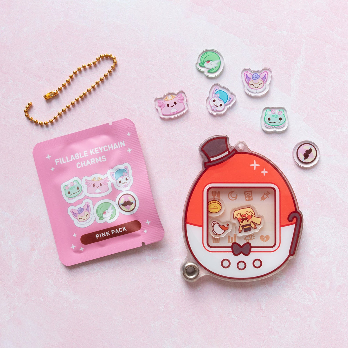 *NEW* Gentlemon Fillable Keychain Charms Blind Booster Packs - The Mage ...