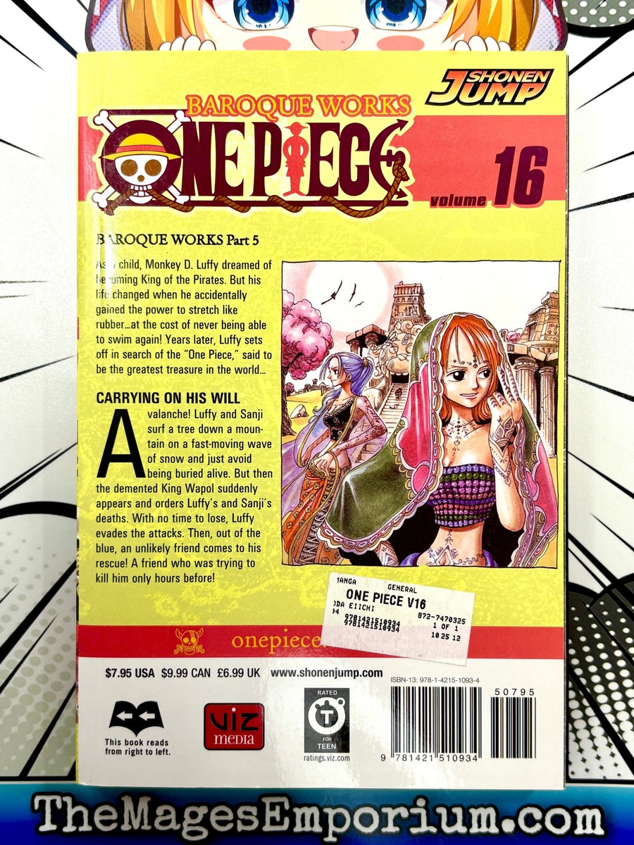 Viz Media's One Piece Vol 16 Manga for only 5.99 at The Mage's| The ...