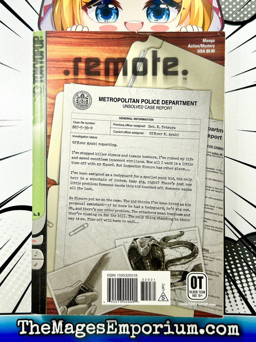 Tokyopop's Remote Vol 4 Manga for only 5.99 at The Mage's Emporium ...
