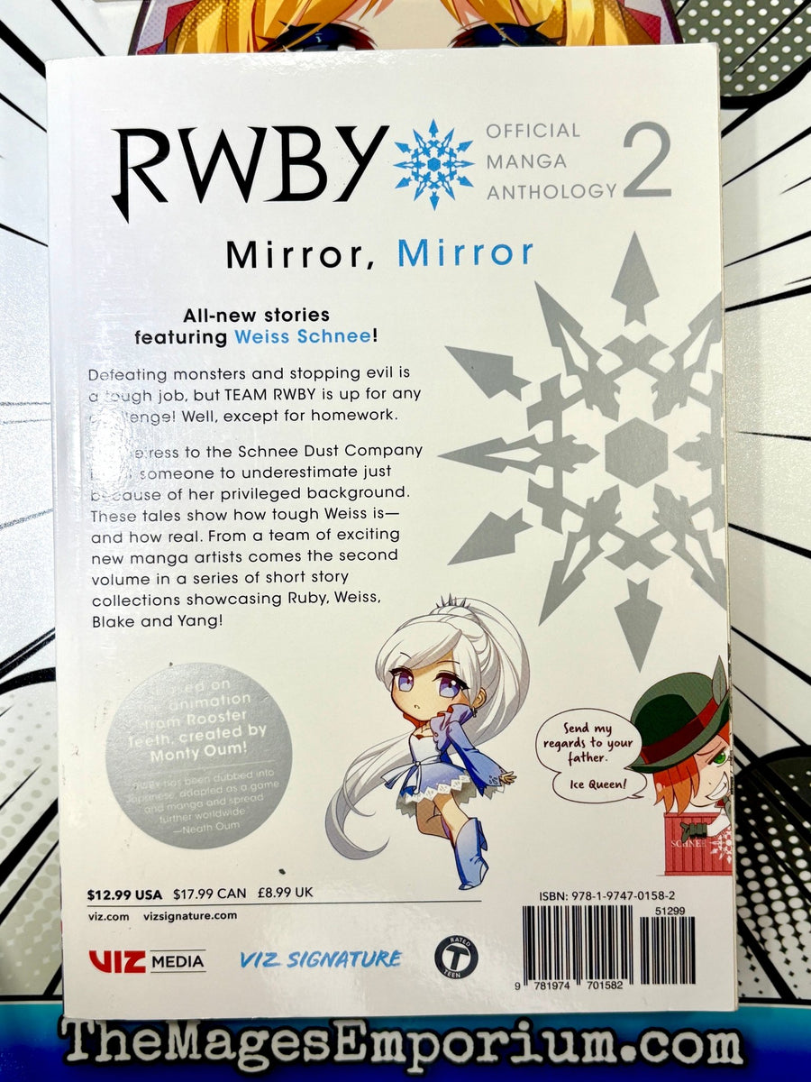 Viz Media's RWBY Official Manga Anthology Vol 2 Mirror, Mirror Manga ...