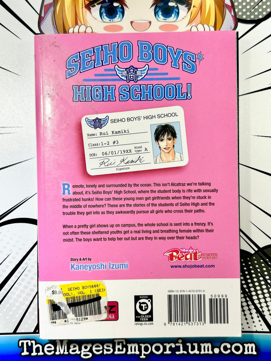 Viz Media's Seiho Boys High School Vol 1 Manga for only 5.99 at The ...