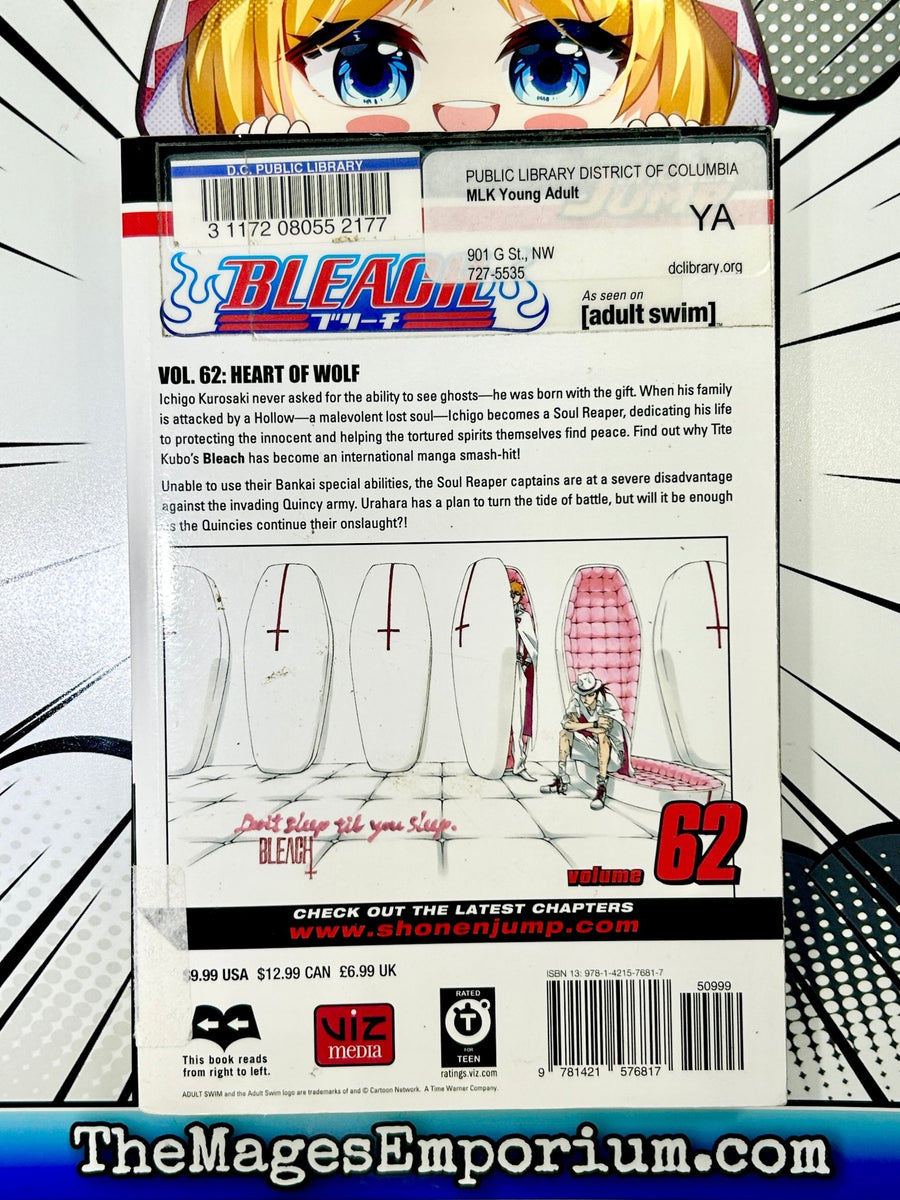 Viz Media's Bleach Vol 62 Ex Library Manga for only 5.99 at The Mage's ...