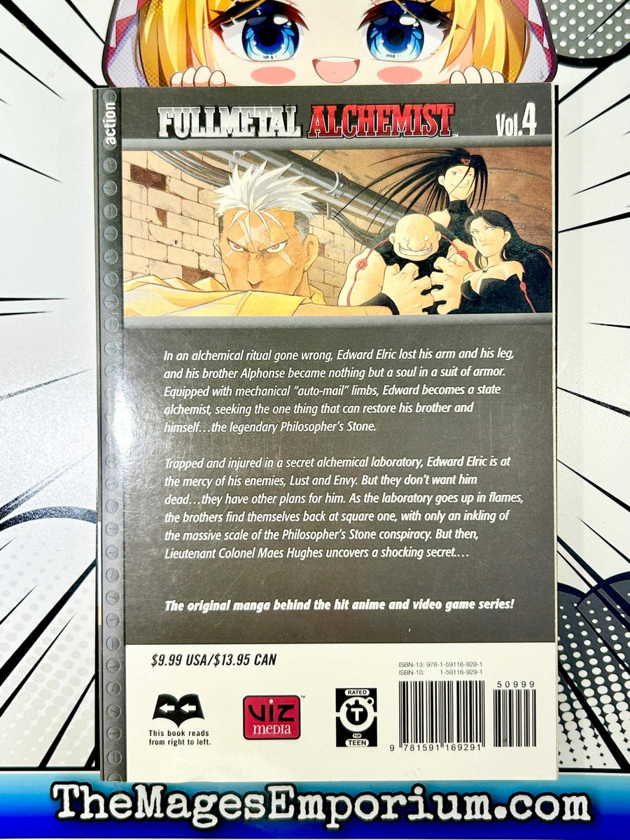 Viz Media's Fullmetal Alchemist Vol 4 Manga for only 5.99 at The| The ...