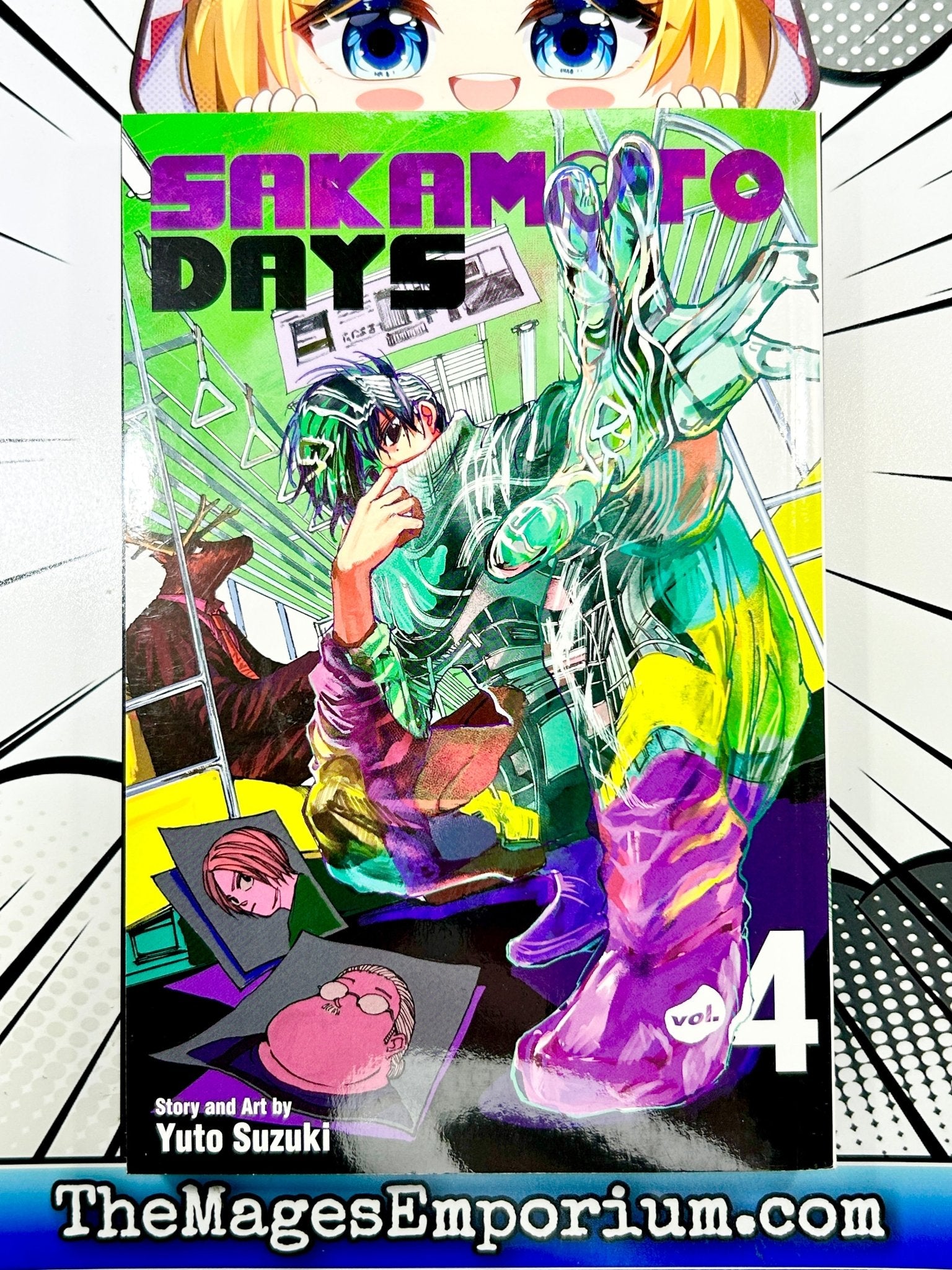Viz Media's Sakamoto Days Vol 4 Manga for only 5.99 at Viz Media!| The Mage's Emporium